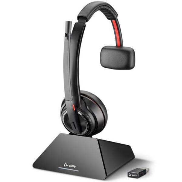 Plantronics Poly Savi 8210 UC Wireless PC Headset – Headset Sales Ltd